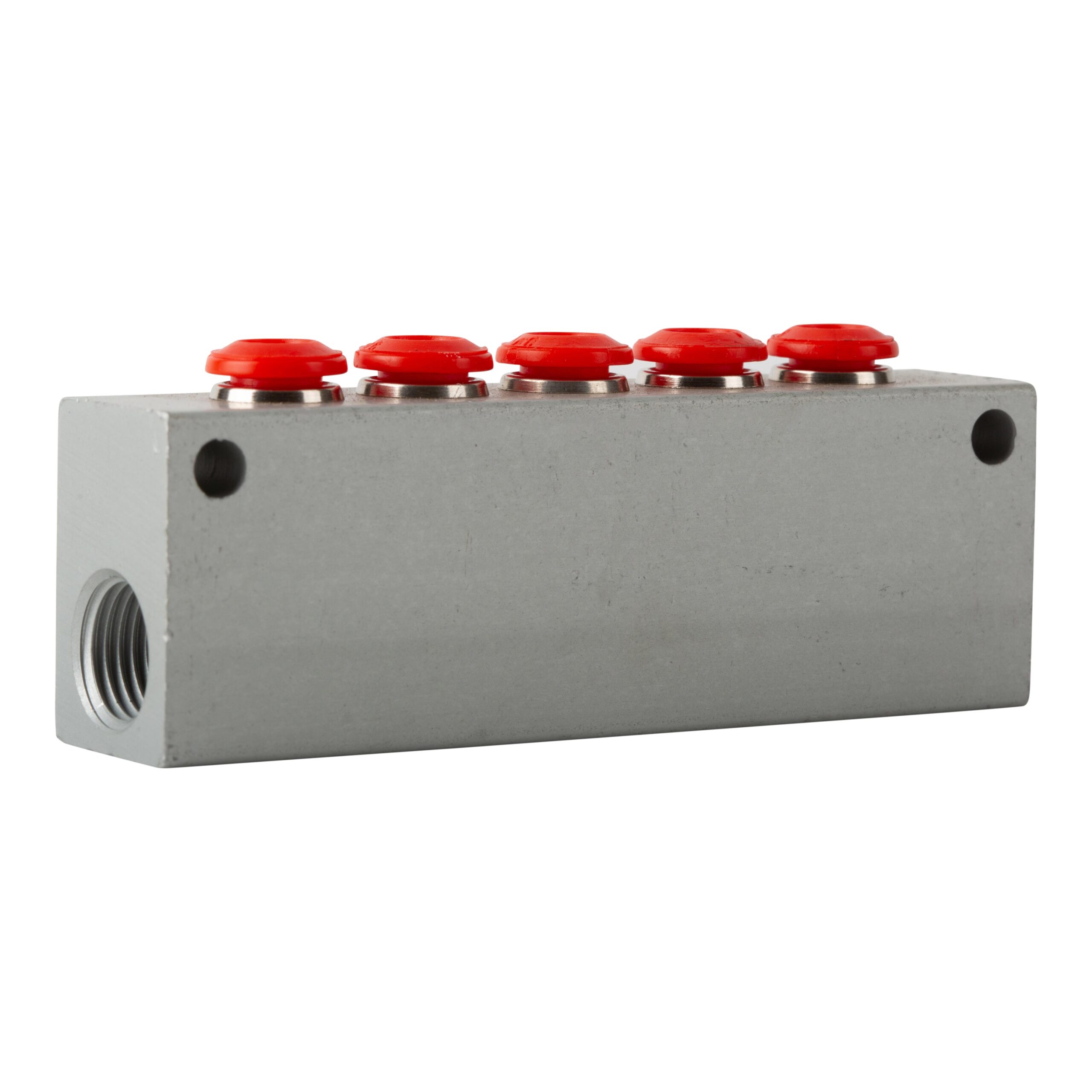 Air Distribution Block 1/4" with 6 mm Push-In Connections | Workshopparts